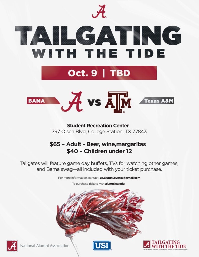 Alabama vs Texas A&M Tailgate - alumni.ua.edu